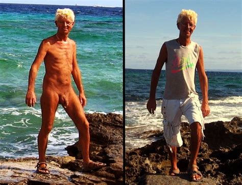 Foto De Norbert Kempe Nackt Und Bekleidet