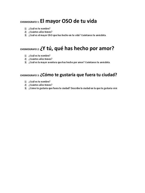 Preguntas Chismógrafo Pdf