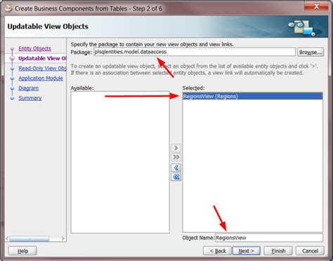adf 11g business components create pl sql based entities conclusion