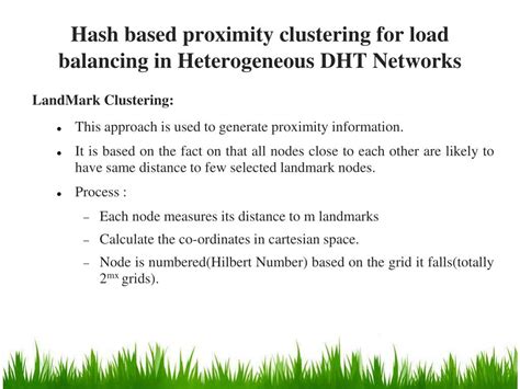 ppt implementing dht based load balancing solution for hadoop