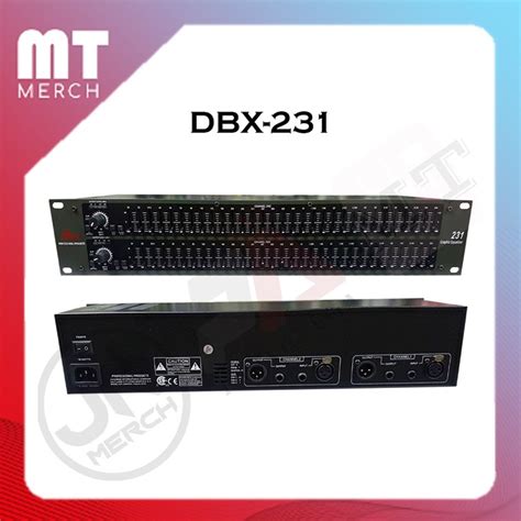Dbx Inspired 231 2 Series Graphic Equalizer Dbx 231 Shopee Philippines