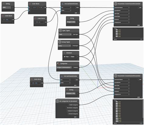 Shared Parameters Creation Ootb Nodes Revit Dynamo