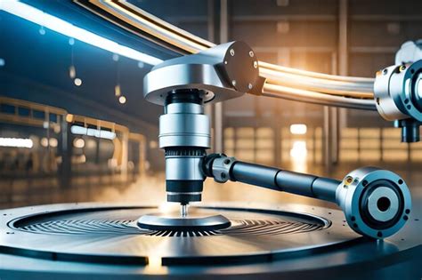 Premium Ai Image Robot Arm Cnc Automation Handling System For Industrial Manufacturing