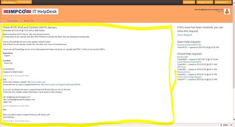 User Portal Ticket Status Edit Spiceworks Support Spiceworks Community