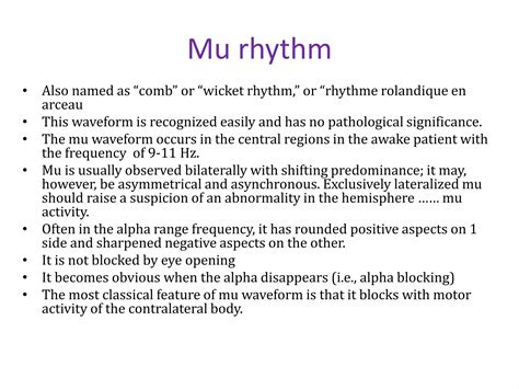 Normal Eeg Variants By Faizan Abdullah Ppt