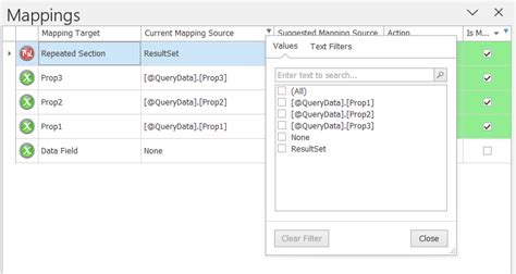 Using The Mappings Tool Mappings