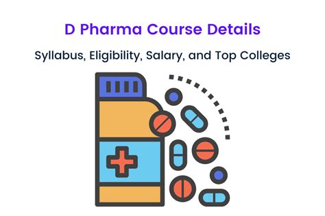 D Pharma Course Eligibility Syllabus Top Colleges And Career