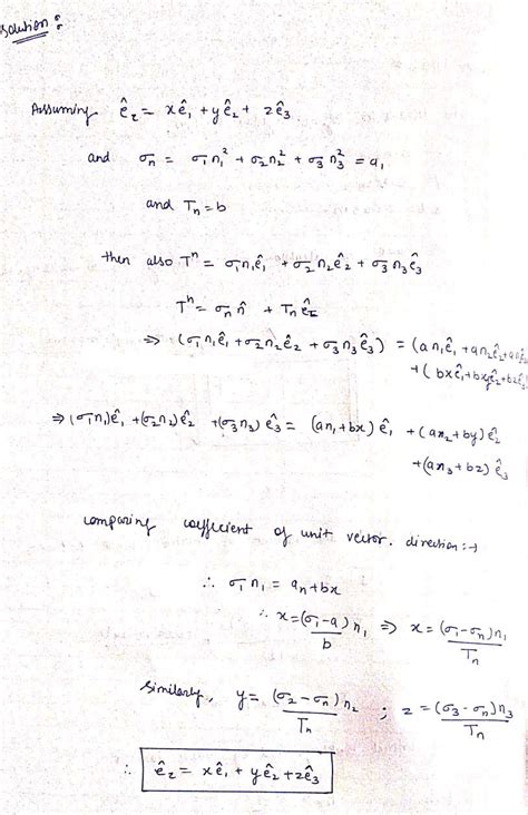 Solved Problem 4 In The Principal Coordinate System The Stress Solved Problem 4 In The Principal Coordinate System The Stress