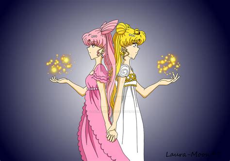 Usagi And Chibiusa By Laura Moon On Deviantart