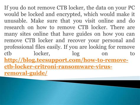 Ppt Decrypt Your Important Data On Pc With Remove Ctb Locker Powerpoint Presentation Id 7138250
