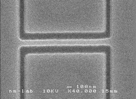 A Scanning Electron Micrograph Of A Typical Side Gated Transistor Download Scientific Diagram