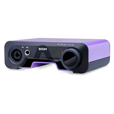 Apogee BOOM 2x2 USB Audio Interface with Hardware DSP FX | Gear4music