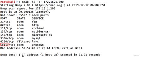 Linux操作系统渗透测试1通过本地pc 中渗透测试平台kali 对服务器场景进行系统服务及版本扫描渗透测试 Csdn博客