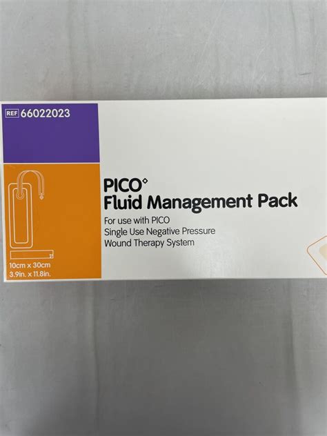 New Smith And Nephew 66022023 Pico Npwt Fluid Management Pack 10cm X 30cm Disposables General