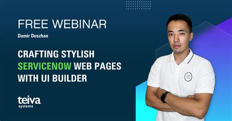 Free Webinar Crafting Servicenow Web Pages With Ui Builder