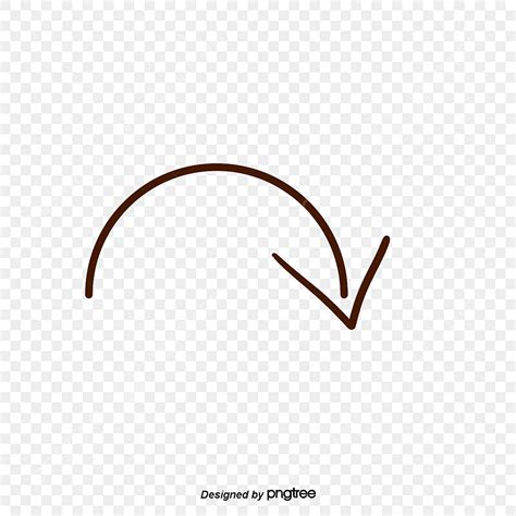 Herramienta De Flecha Curva Png Dibujos Imágenes Prediseñadas De