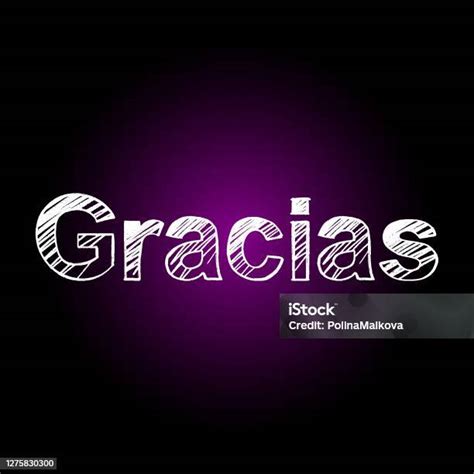 Gracias 브러쉬 페인트 손 그린 글자 검은 배경에 인사말 카드 오버레이 포스터에 대한 스페인어 디자인 템플릿 주셔서