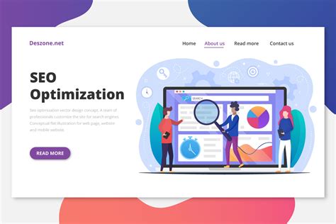 Seo Optimization Vector Design Concept GraphicSurf