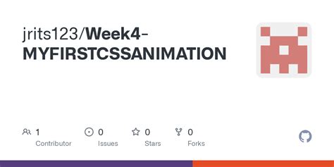 Github Jrits123week4 Myfirstcssanimation