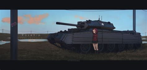 Rosehip Girls Und Panzer Drawn By Murasaki Saki Danbooru