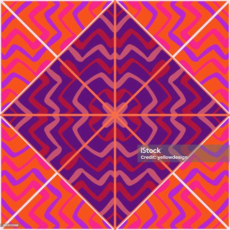 손으로 그린 웨이브 모자이크 이음새가 없는 패턴 장식 지그재그 타일 끝없는 벽지 창조적 인 추상 장식품 0명에 대한 스톡 벡터 아트 및 기타 이미지 Istock