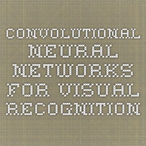 Cs231n Convolutional Neural Networks For Visual Recognition Machine