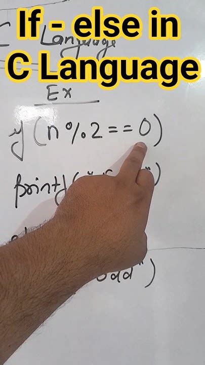 If Else In C Language Clanguage Conditionalstatements Ccoding