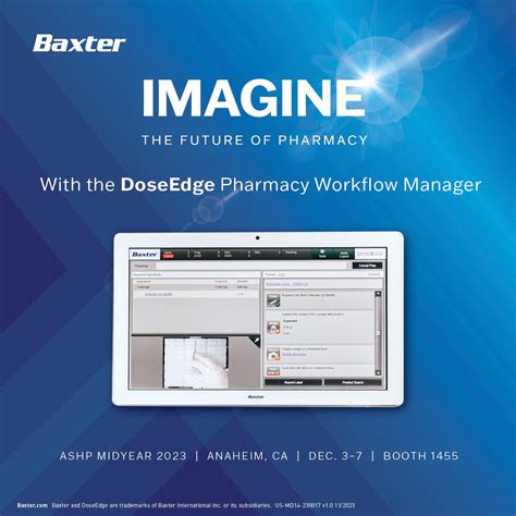 Baxter Ashp2023 Doseedge Medical Products And Therapies At Baxter Us