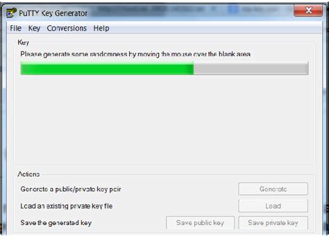 Figure D19 Creating Rsa Key Pair Through Puttygen Once The Keys