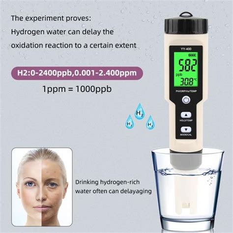 Jual Baru Ph Meter H2 Meter Orp Meter Temperatur 4 In 1 Shopee