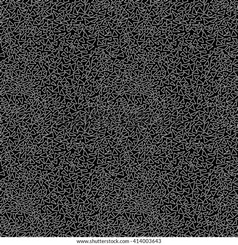 Handmade Seamless Texture Monochrome Triangle Pattern Stock Vector Royalty Free 414003643