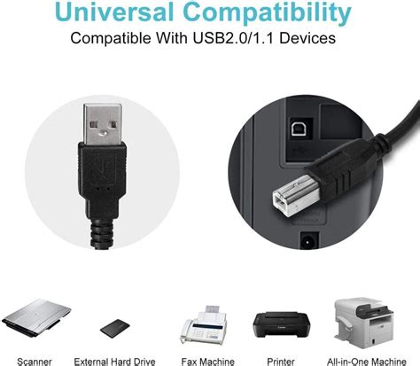 USB Printer Cable Meter A Male To B Male For Computer Printer Techcommerce