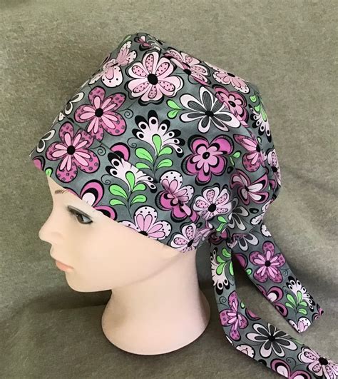 Surgical Scrub Cap Pixie Style Etsy