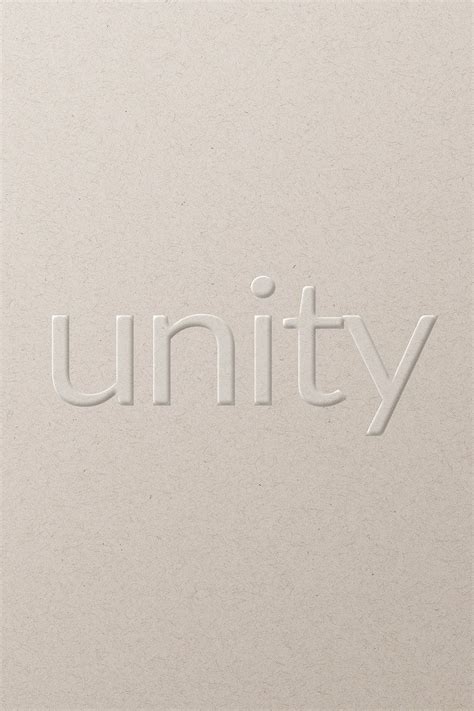 Unity Embossed Text White Paper Background Free Image By Rawpixel Karn Embossed Text