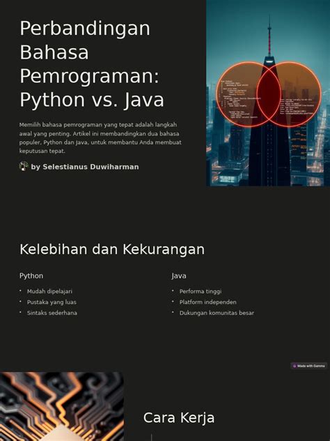 Python Vs Java Perbandingan Lengkap Pdf