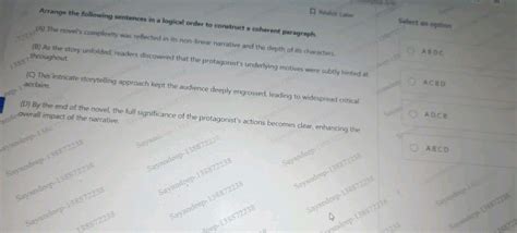 Construct A Coherent Paragraph Throughout Studyx