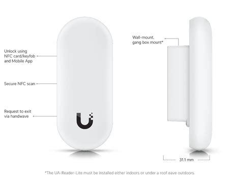 Unifi Reader Lite Tech Specs