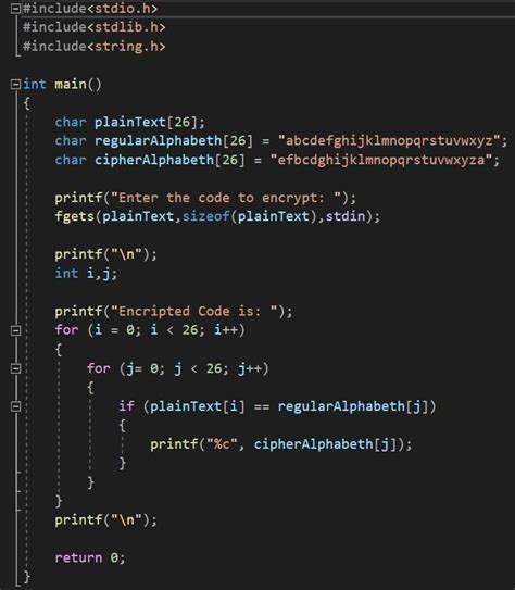 I Ve Code This Cipher Program In C It Is Only 30 Chegg Com