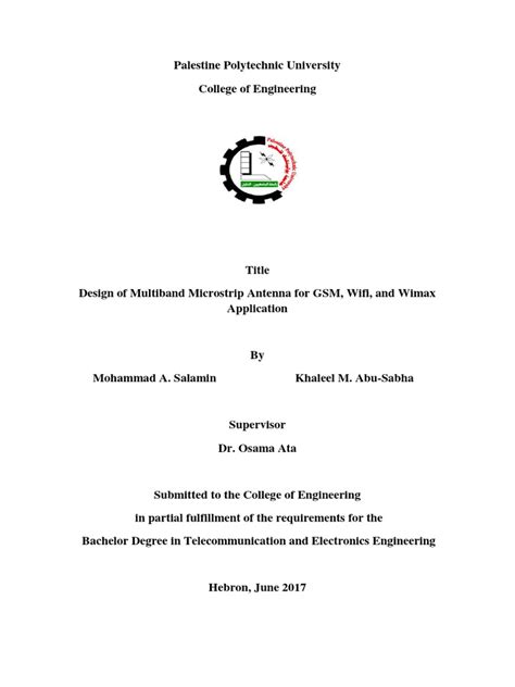design of multiband microstrip antenna for gsm wifi and wimax