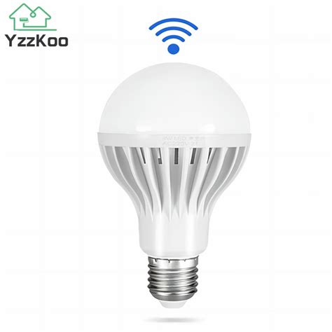 E27 Led 전구 모션 센서 램프 220v Led 전구 3w 5w 7w 9w 12w 사운드 라이트 모션 센서 조명과 스마트 Led 적외선 바디 램프 Aliexpress