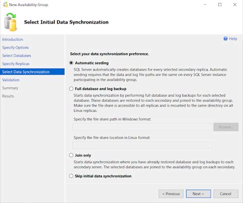 Setting Up Sql Server Alwayson Availability Group