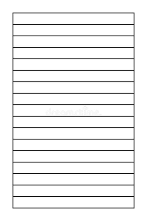 Outlined Horizontal Striped Rectangular Grid Stock Illustration Illustration Of Outline