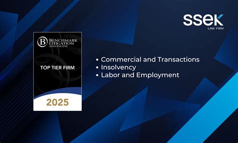 Ssek Earns Top Rankings In Benchmark Litigation Asia Pacific 2025