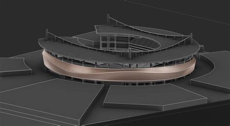 Stadium Facade Parametric Design 31 Images Behance