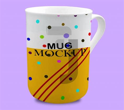 دانلود فایل لایه باز موکاپ لیوان سرامیکی فانتزی دانلود رایگان فایل