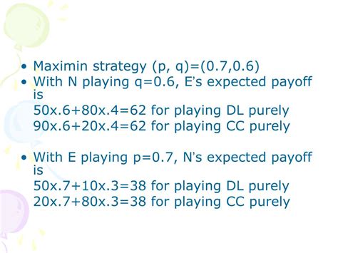 PPT Simultaneous Move Games With Mixed Strategies PowerPoint Presentation ID