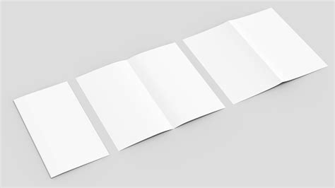 Bi에 격리 된 부드러운 회색 배경 위로 브로셔 모의 접어 3d 설명입니다 0명에 대한 스톡 사진 및 기타 이미지 0명 2단 브로슈어 공란 Istock