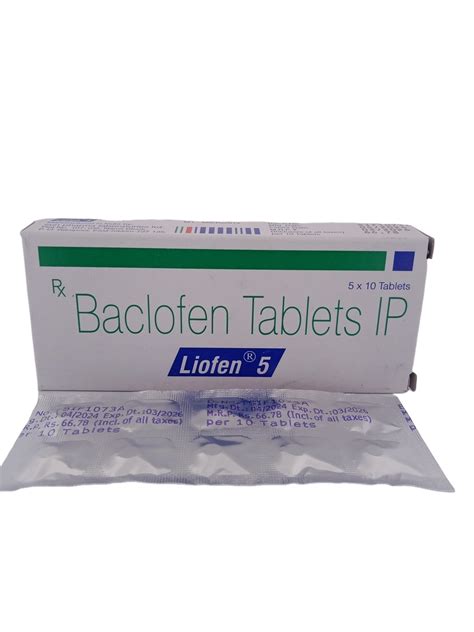 Liofen 5 Mg 10 Tablets Lifes Pharma