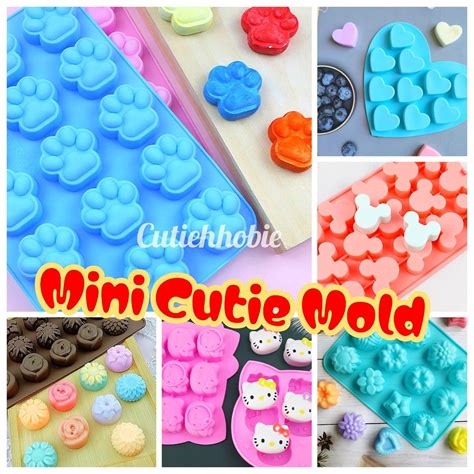 Mini Cavity Silicone Mold Baking Mould Jelly Cake Chocolate Pudding Kek Mould Handmade Soap
