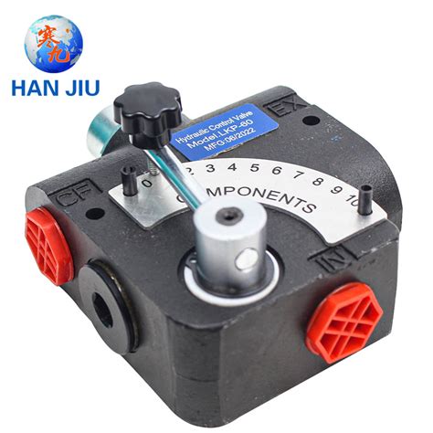 Manual Hydraulic Valve Lkf114 6 Spool Hydraulic Directional Control Valve And Electric